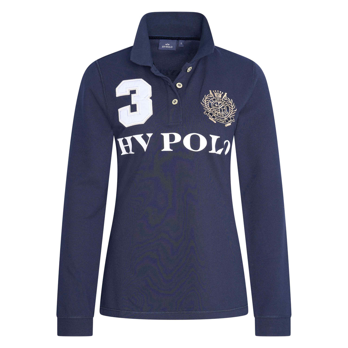 HV Polo Favouritas Long Sleeve Polo Shirt — Horselands