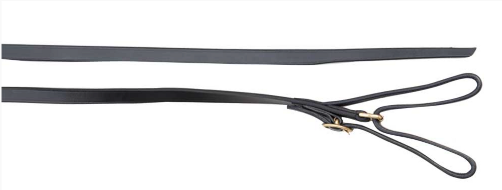 Zilco Leather Butterfly Lead Black — Horselands